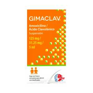 Gimaclav 125/31.25mg/5ml caja con 1 frasco de 60ml | Mejor Precio