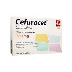 Cefuracet 500mg caja 10 tabletas | Mejor Precio en Vitau