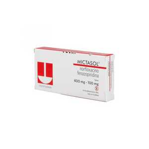Mictasol 400mg/100mg caja 16 tabletas | Mejor Precio