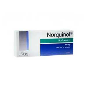 Norquinol 400mg caja con 20 tabletas | Mejor Precio