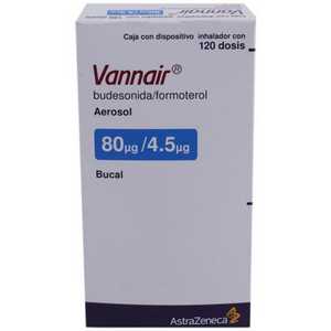 Vannair 80mg/4.5mg caja 1 inhalador 120 dosis | Mejor Precio