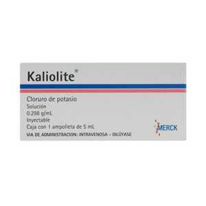 Kaliolite 0.298g/ml caja con 1 ampolleta de 5ml | Vitau
