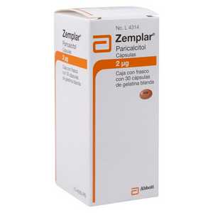Zemplar 2mcg caja con frasco 30 cápsulas | Mejor Precio