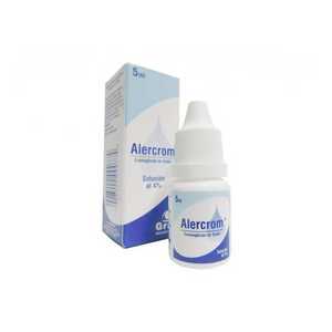 Alercrom 0.04 caja con frasco con 1 gotero de 5ml solución oftálmica ...