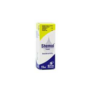 Shemol 0.005 caja con frasco con 1 gotero de 15ml solución oftálmica ...