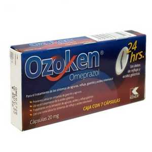 Ozoken 20mg caja con 7 cápsulas | Vitau