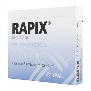 Rapix 30mg/2ml caja con 3 ampolletas de 2ml solución inyectable | Mejor ...