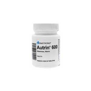 Autrin 600 mg frasco 36 tabletas | Mejor Precio