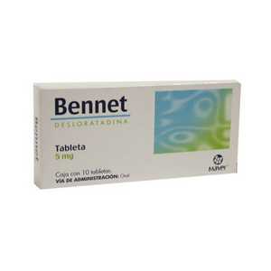 Bennet 5 mg caja 10 tabletas | Precio: $78.00 MXN