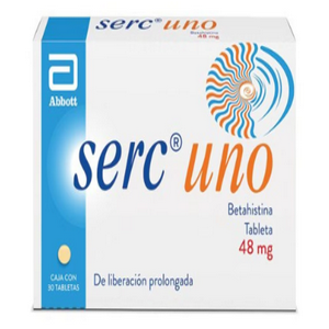 Serc Uno 48mg Caja 30 Tabletas | Vitau