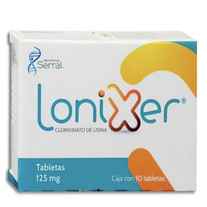 Lonixer Clonixinato De Lisina 125mg caja 10 tabletas | Vitau