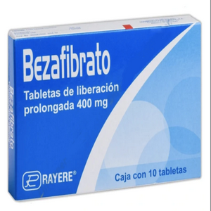 Bezafibrato 400mg caja 10 tabletas | Mejor Precio