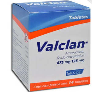 875 mg/125 mg 14 Tabletas | Mejor Precio en Vitau