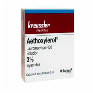 Aethoxylerol 3% Caja 5 Ampolletas | Vitau