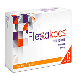 Flexakocs 200mg caja 10 capsulas | Mejor Precio