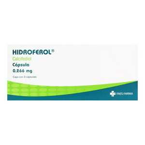Hidroferol 0.226 Mg 3 Cápsulas Caja con 3 cápsulas | Mejor Precio