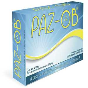 Paz-Ob Suplemento Alimenticio 30 Unidad (Paquete de 1) | Mejor Precio