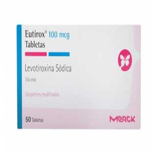 Eutirox 100 mcg caja 50 tabletas | Mejor Precio