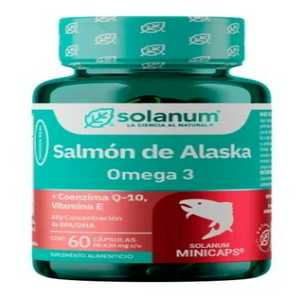 SOLANUM OMEGA 3 SALMÓN DE ALASKA 60X620MG BOTE 60 CAPSULA BLANDA ...