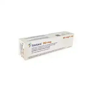Stelara 90 mg/1 ml 1 Caja de carton con una jeringa prellenada con 1 mL ...