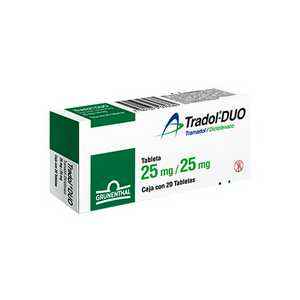 Tradol-Duo 25mg/25mg CAJA 20 tabletas | Mejor Precio
